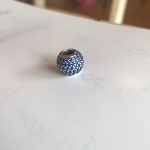 Pandora | Accessories | Pav Lights Blue Crystal Pandora Charm | Poshmark